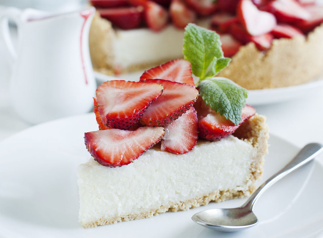 Cheesecake printanier avec fraises | Patisse France